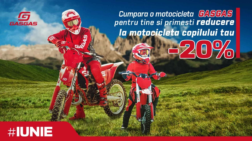 KTM, Husqvarna și GASGAS ofera 20% reducere la cumpararea unei ...